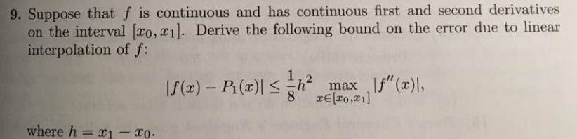 Solved Suppose that f is continuous and has continuous first | Chegg.com