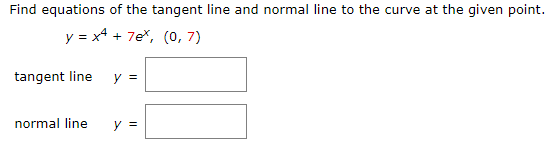 Solved 1. Find equations of the tangent line and normal line | Chegg.com