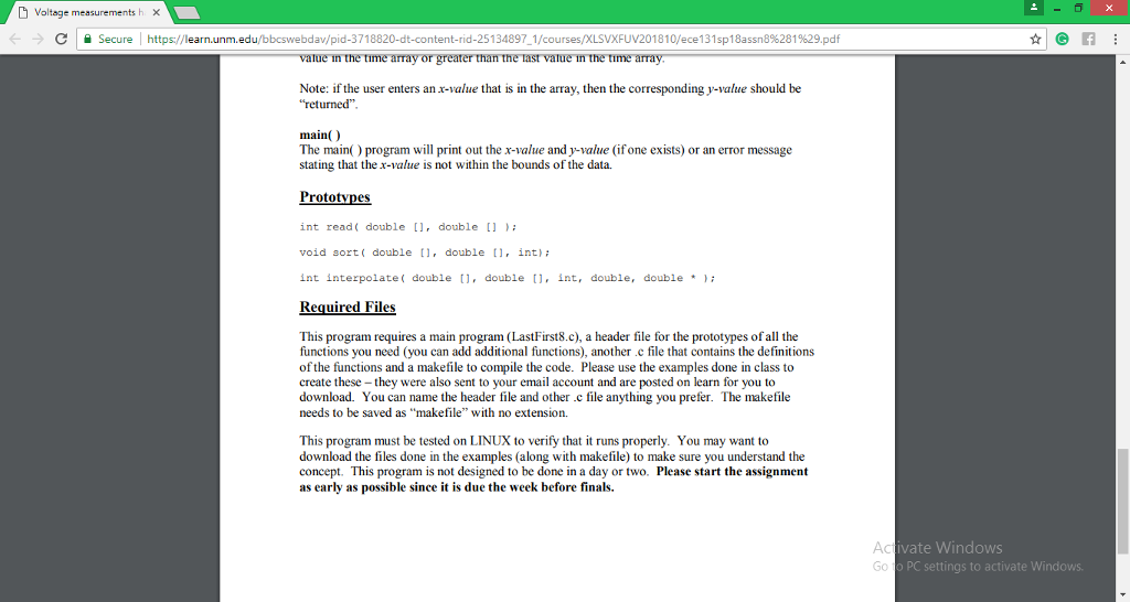 Solved D Voltage measurements h C Secure | | Chegg.com
