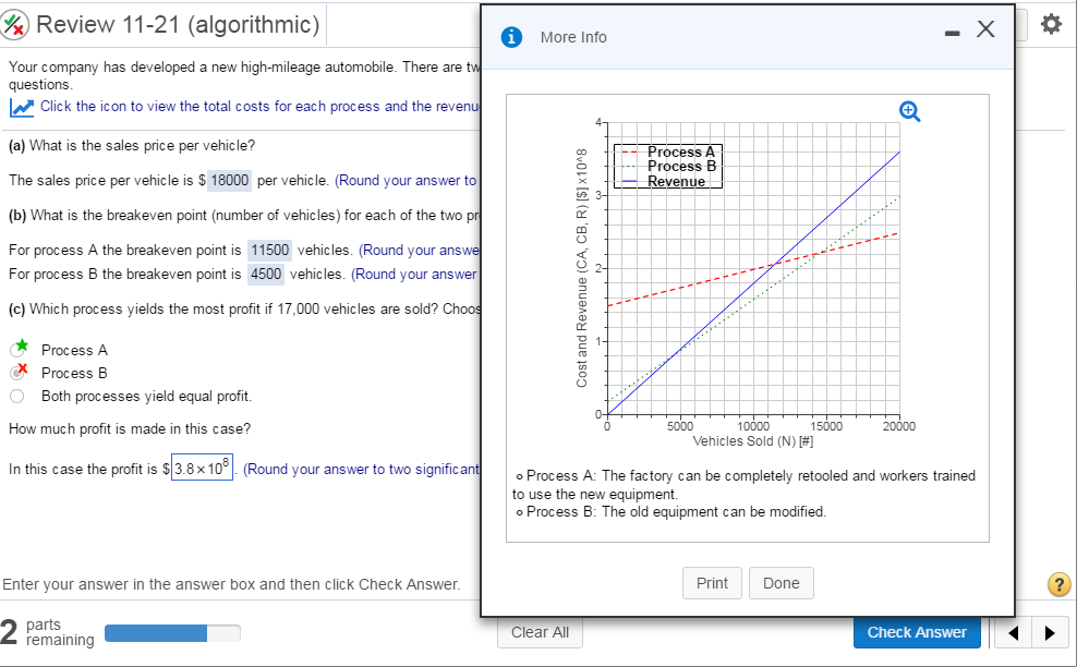 Solved Review 11-21 (algorithmic) More info Your company has | Chegg.com