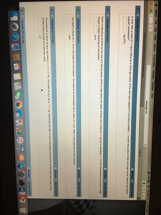 Solved A child with a mass of 43 kg is riding on a | Chegg.com