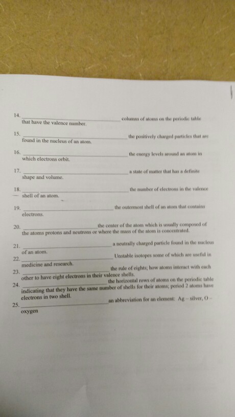 Solved Name: Date: BIO101 Unit 10 Section: Basic Chemistry | Chegg.com