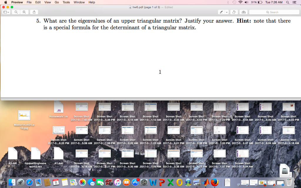Solved What are the eigenvalues of an upper triangular | Chegg.com