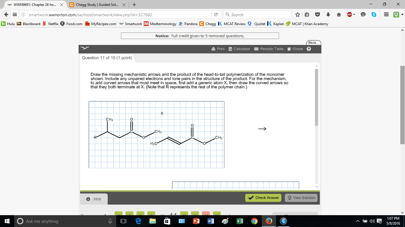 Solved Draw the missing mechanistic arrows and the product | Chegg.com