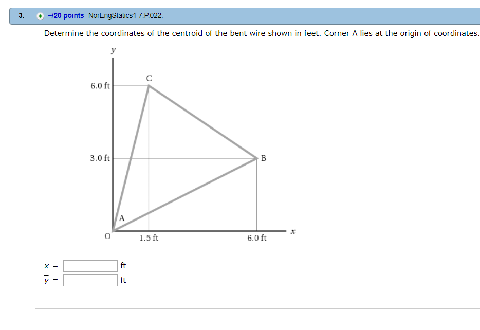 Solved 3. + -120 points NorEngStatics1 7.P.022. Determine | Chegg.com