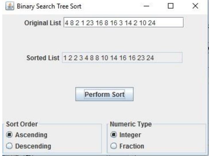 Design, write and test a program that performs a sort | Chegg.com
