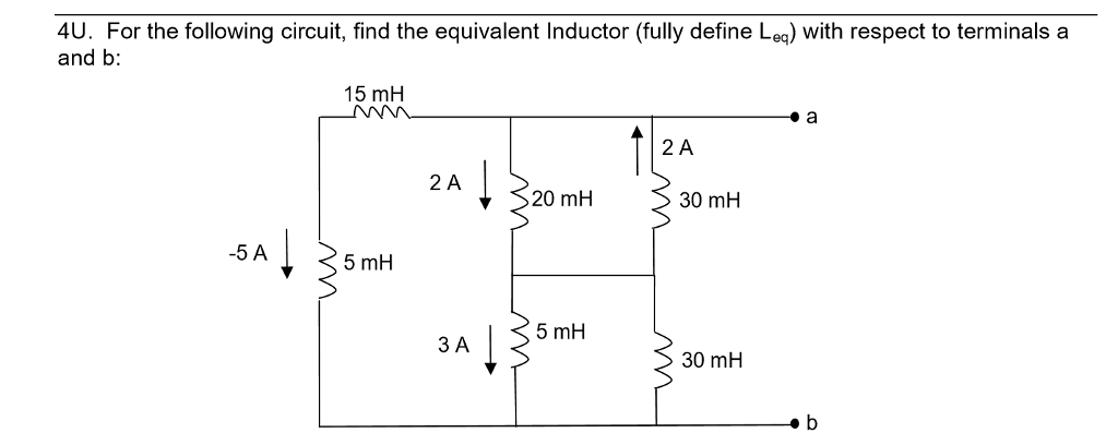 Solved For the following circuit, find the equivalent | Chegg.com