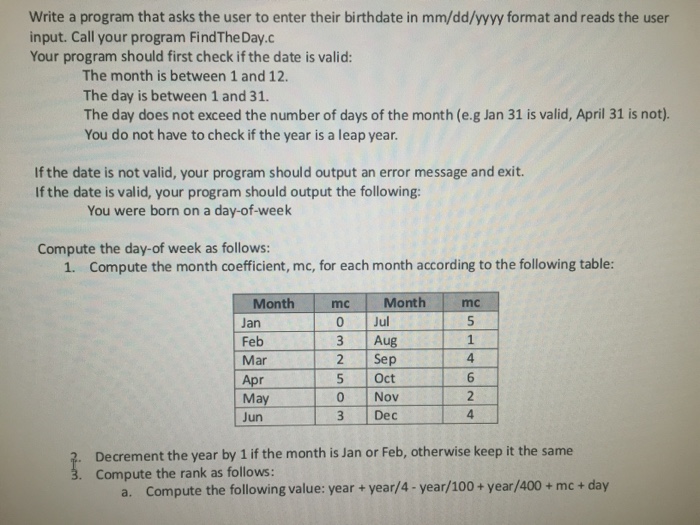 Solved Write a program that asks the user to enter their | Chegg.com
