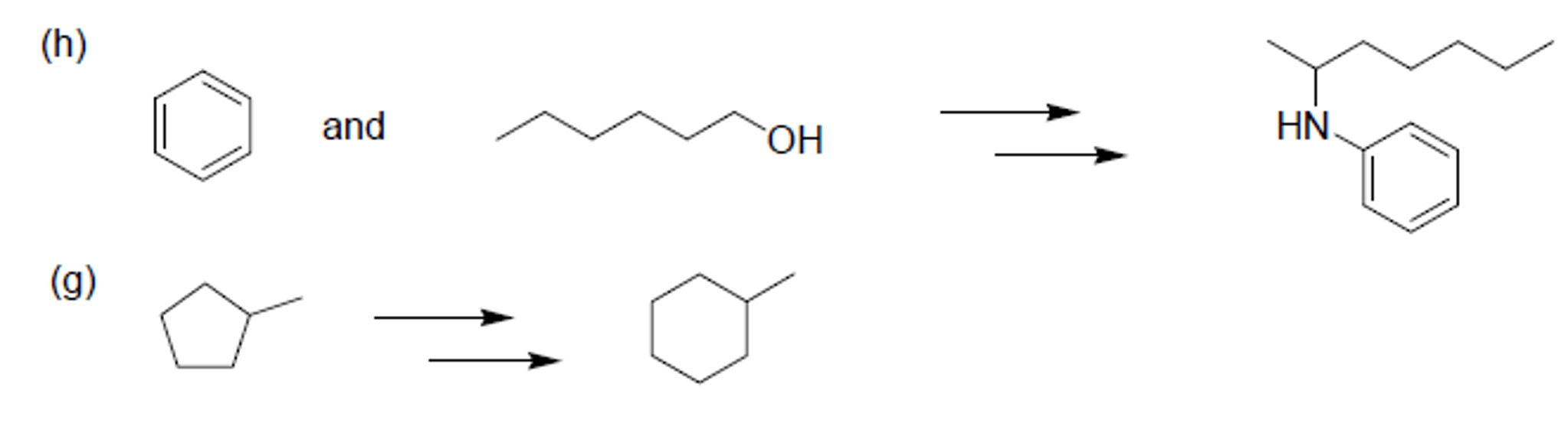 Solved (h) (g) and OH HN | Chegg.com
