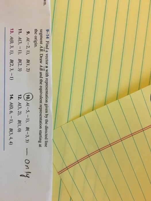 Solved Find a vector a with representation given by the | Chegg.com