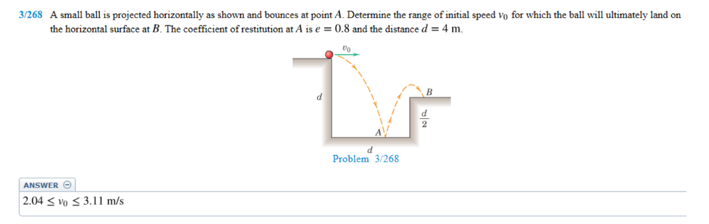 Solved A small ball is projected horizontally as shown and | Chegg.com Solved A small ball is projected horizontally as shown and | Chegg.com