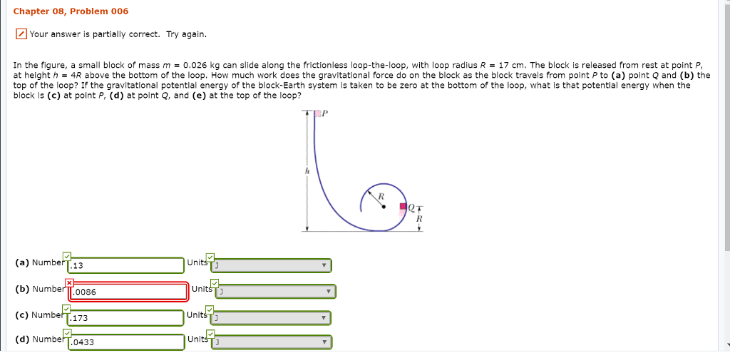 Solved Chapter 08, Problem 006 Your answer is partially | Chegg.com