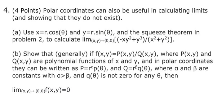 Solved Polar Coordinates Can Also Be Useful In Calculating