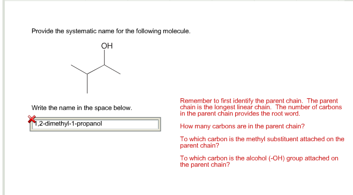 Solved Provide the systematic name for the following | Chegg.com