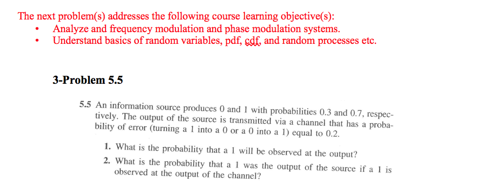 Solved An information source produces 0 and 1 with | Chegg.com