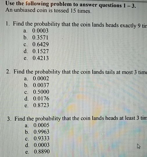 Solved Use the following problem to answer questions 1-3. An | Chegg.com Solved Use the following problem to answer questions 1-3. An | Chegg.com