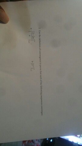 Solved Use the definition of convergence to prove that each | Chegg.com