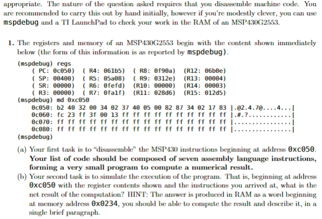 appropriate. The nature of the question asked | Chegg.com