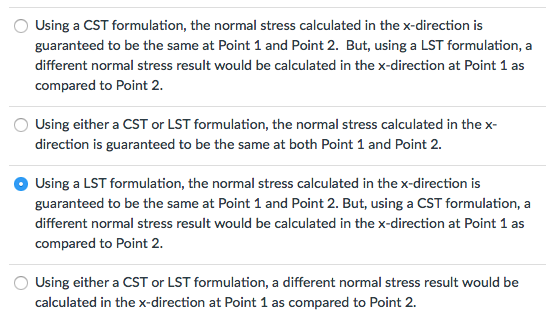 Solved Consider the finite element modeling setup below in | Chegg.com