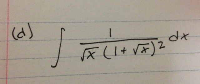 Solved Use U substitution and show work - for Calc II test | Chegg.com