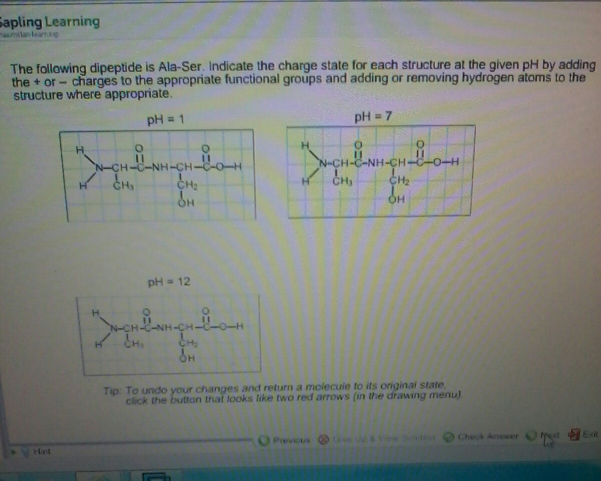 Solved apling Learning The following dipeptide is Ala-Ser. | Chegg.com