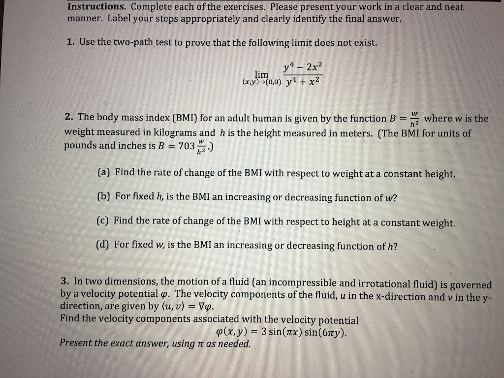Solved Use the two-path test to prove that the following | Chegg.com