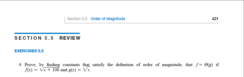 Solved Prove, by finding constants that satisfy the | Chegg.com