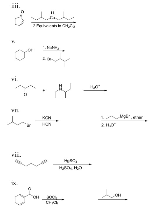 Solved complete the missing reactants, reagents, or products | Chegg.com