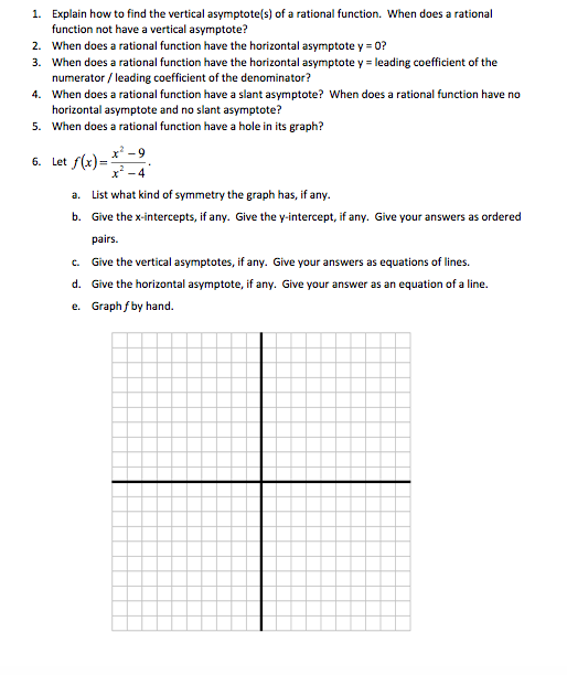 Solved Explain how to find the vertical asymptote(s) of a | Chegg.com