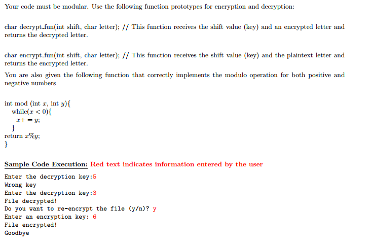 The Caesar's cipher is a cryptographic method for | Chegg.com