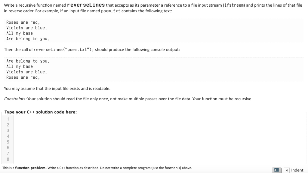 Solved H Show Header isPalindrome ☆Favorite Language/Type: | Chegg.com