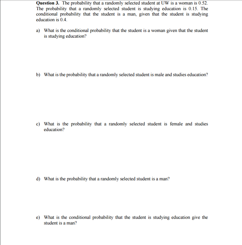 Solved The probability that a randomly selected student at | Chegg.com Solved The probability that a randomly selected student at | Chegg.com