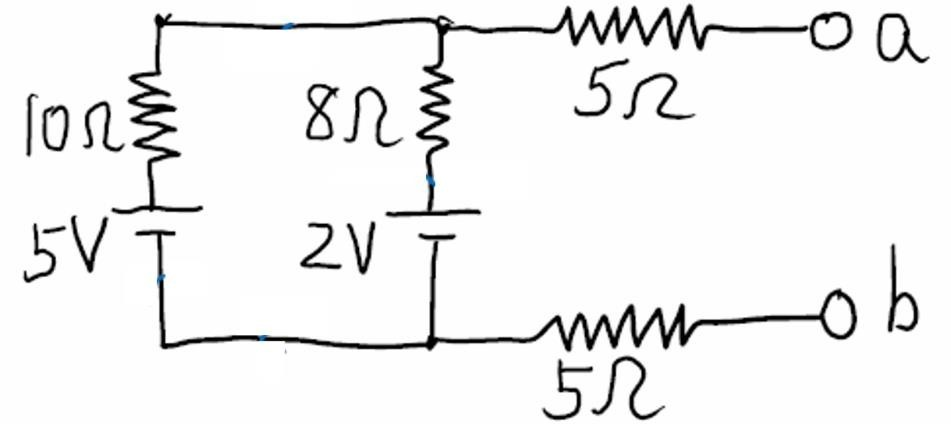 Solved Construct the Thevenin equivalent circuit between | Chegg.com