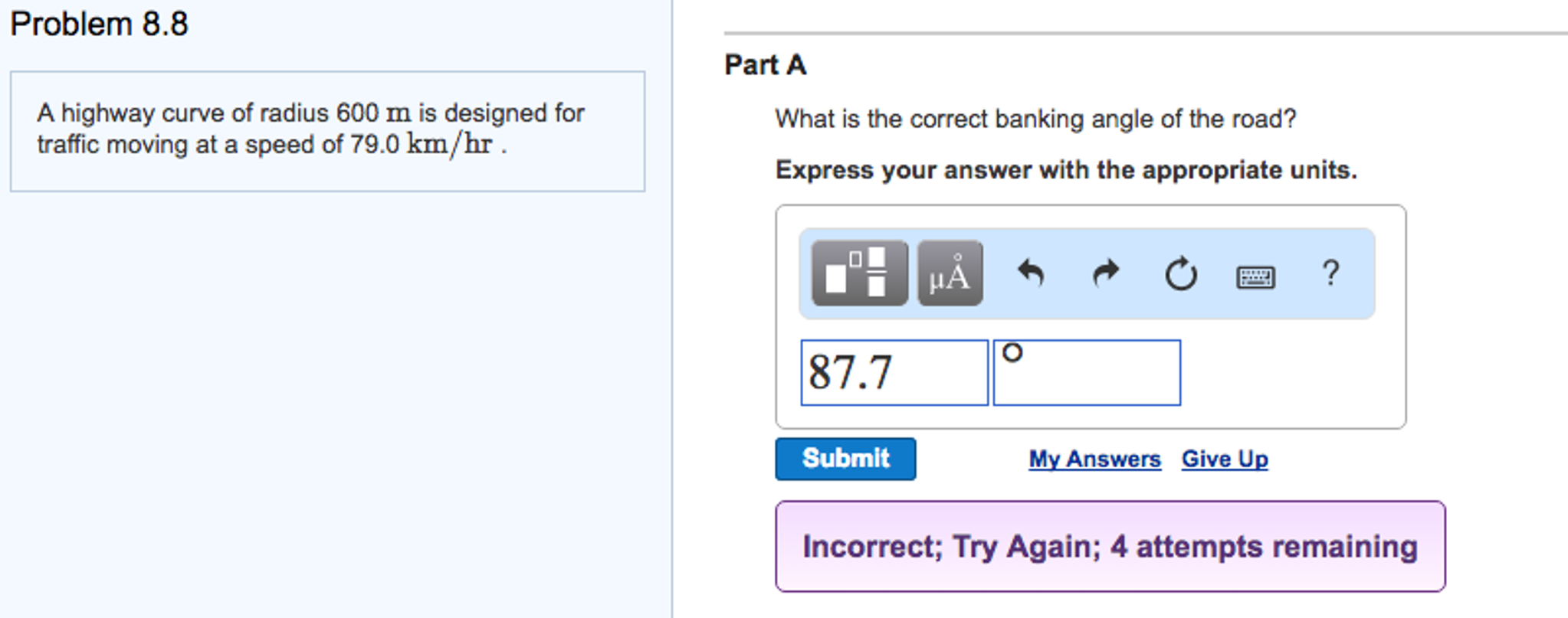 Solved A highway curve of radius 600 m is designed for | Chegg.com