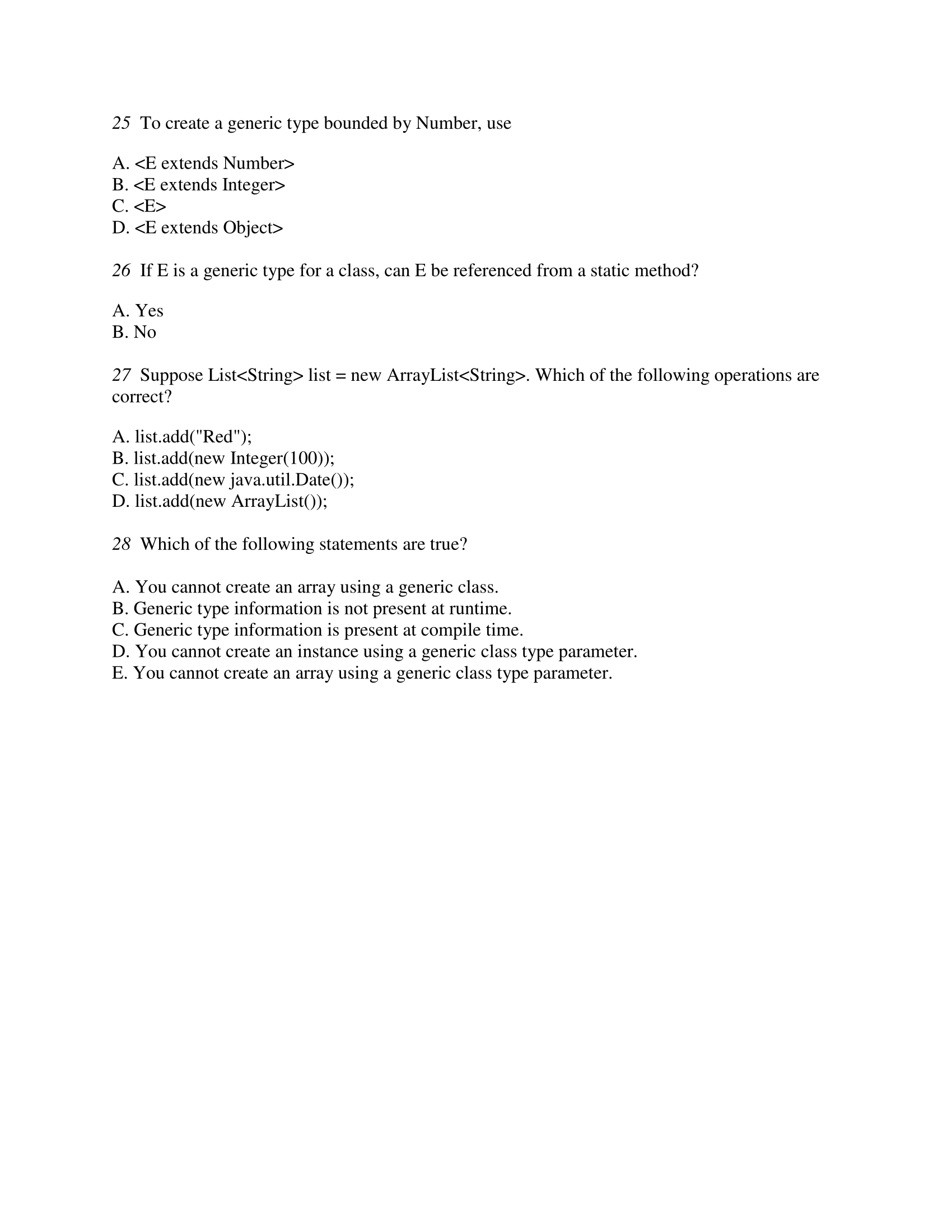 Solved I Suppose Arraylistlist New Arraylist Which Of 0118