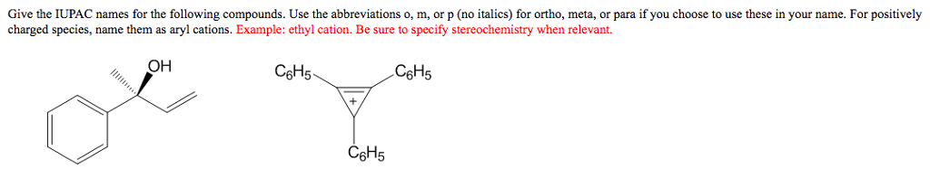 Solved Give the IUPAC names for the following compounds. Use | Chegg.com