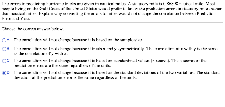 Solved Suppose data was collected for each pair of variables | Chegg.com