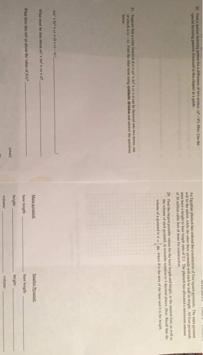 Solved 20, 21, 29 please help | Chegg.com