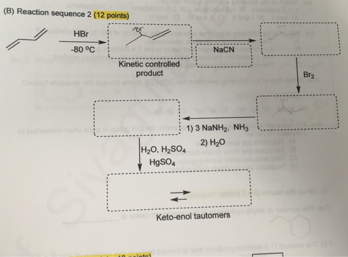 Solved Reaction sequence 2 | Chegg.com