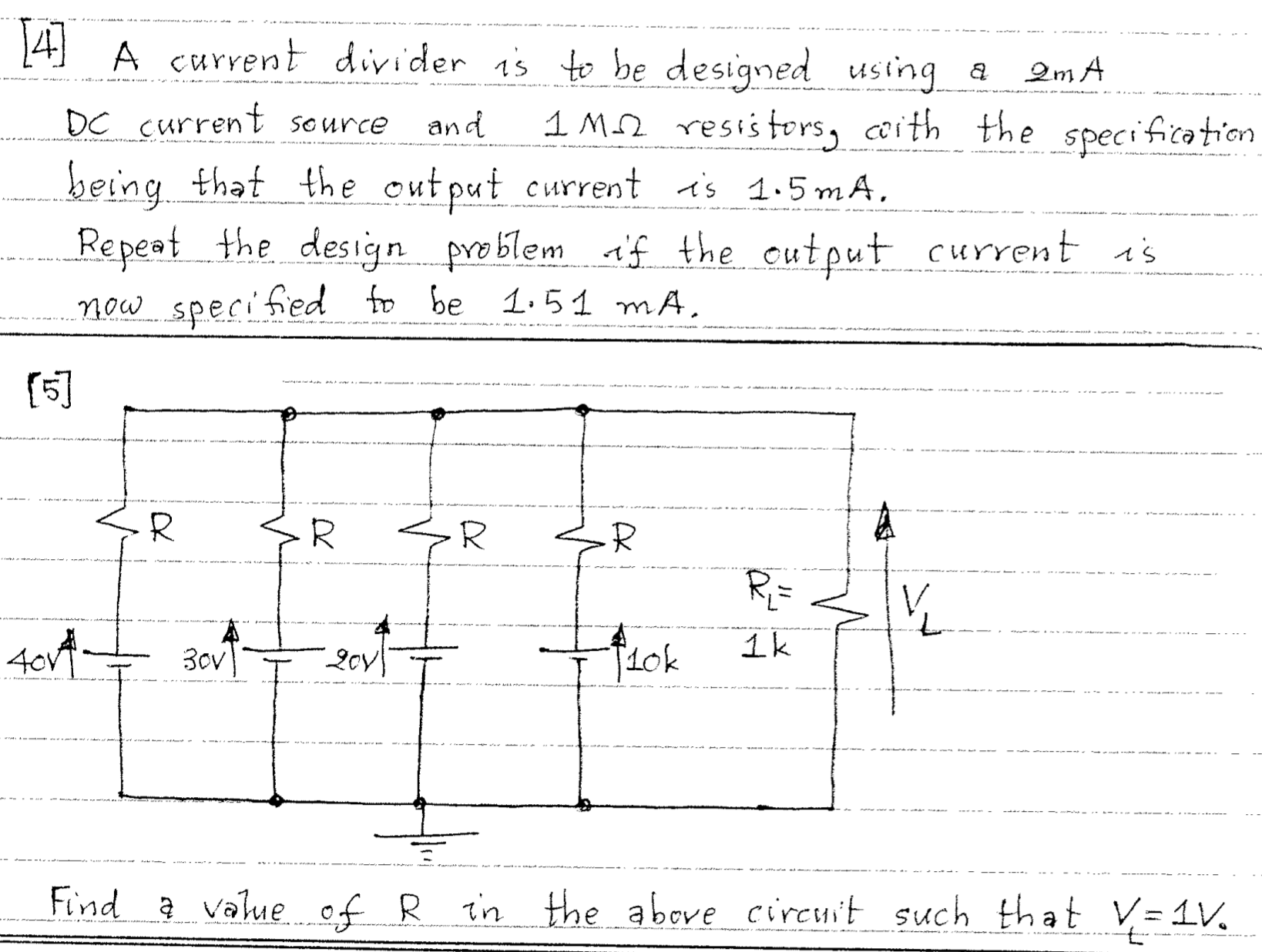 Solved In the circuit shown above, find the voltages V1, V2, | Chegg.com
