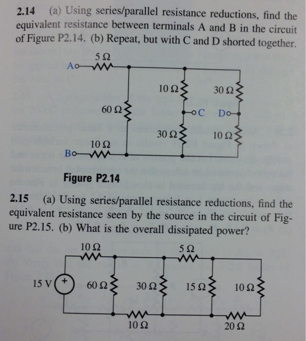 Solved Using series/parallel resistance reductions, find the | Chegg.com