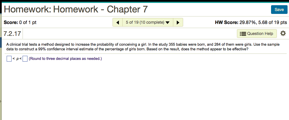 Solved Homework Homework Chapter 7 Score 0 Of 1 Pt 7 2 17