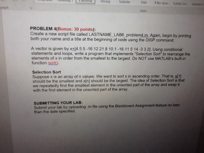 Solved using what you have learnt in the last several labs, | Chegg.com