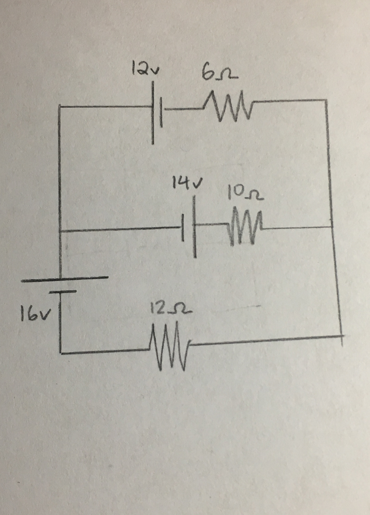Solved Find the current and voltage across each resistor, | Chegg.com