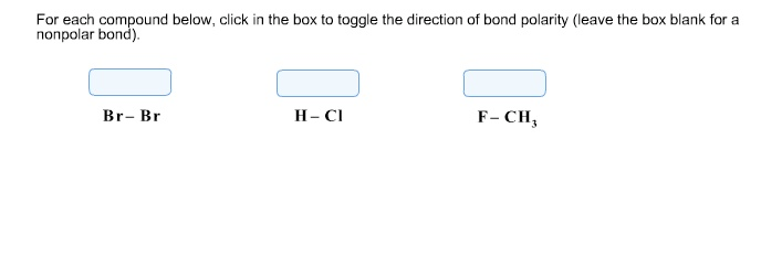 Solved For each compound below, click in the box to toggle | Chegg.com