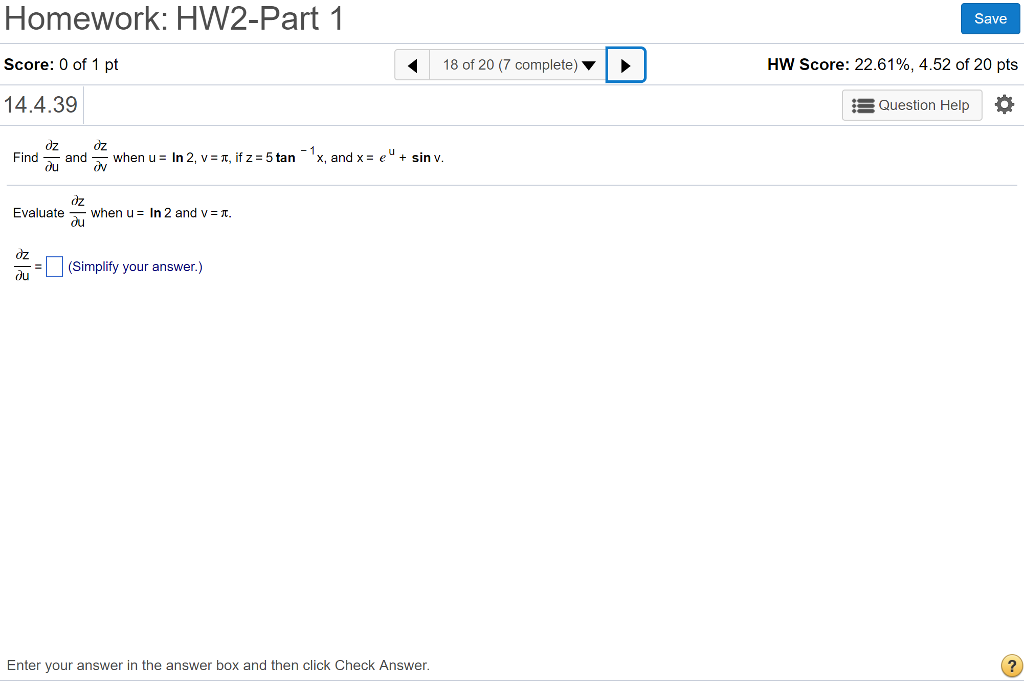 Solved Homework Hw2 Part 1 Score 0 Of 1 Pt 14 4 39 Save 18
