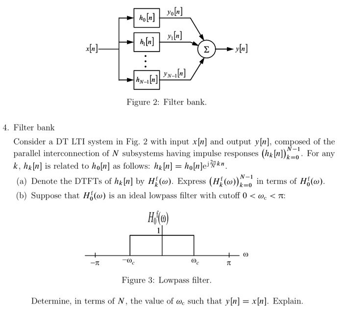 Solved Consider a DT LTI system in Fig. 2 with input x[n] | Chegg.com