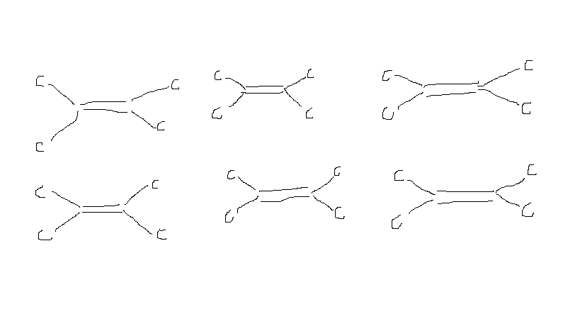 Solved There are ten possible ways to draw an alkene with | Chegg.com
