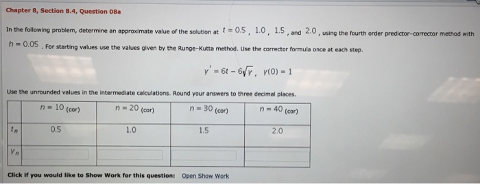 Solved Chapter 8, Section 8.5, Question o6c Determine | Chegg.com