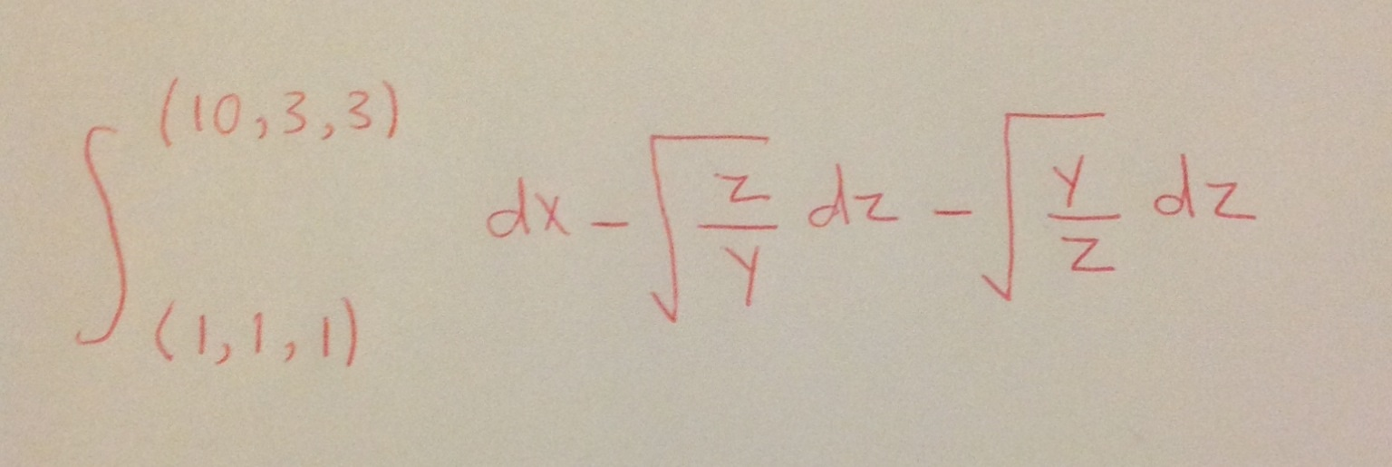 Solved Evaluating Line Integrals Show that the differential | Chegg.com